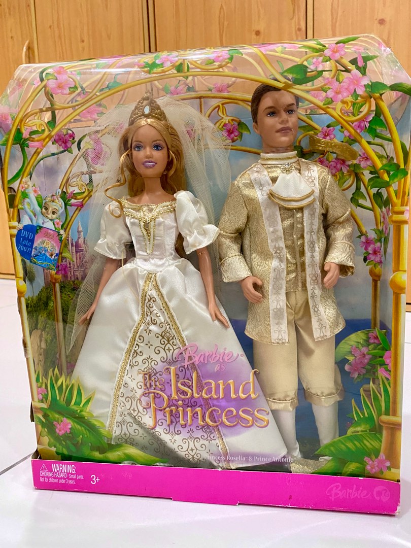 The Island Princess Barbie Princess Rosella & Prince Antonio Royal ...