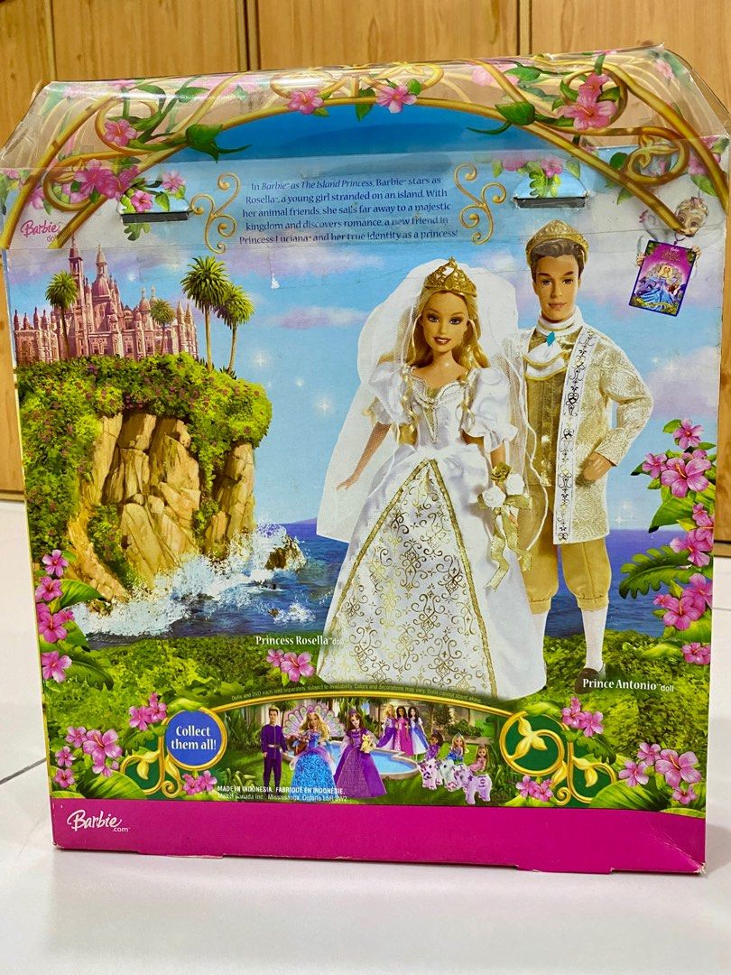 The Island Princess Barbie Princess Rosella & Prince Antonio Royal ...