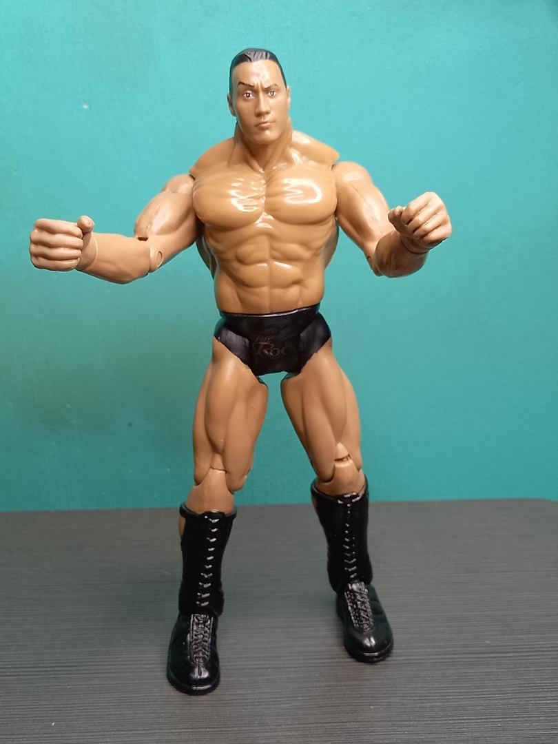 "The Rock" Titan Tron Live 1999 Jakks Pacific Inc WWE Action Figure ...