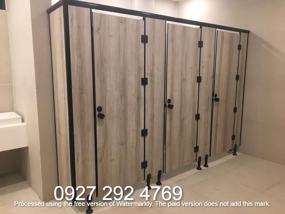 Toilet Partition Phenolic Board 12 mm with PWD, Slop Sink, Urinal ...