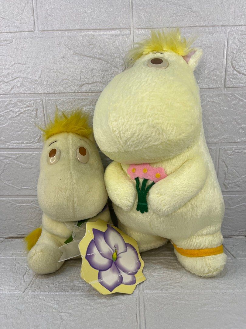 Tove Jansson Moomin Series: Snorkmaiden Yellow Hippo Plush/Stufftoys ...