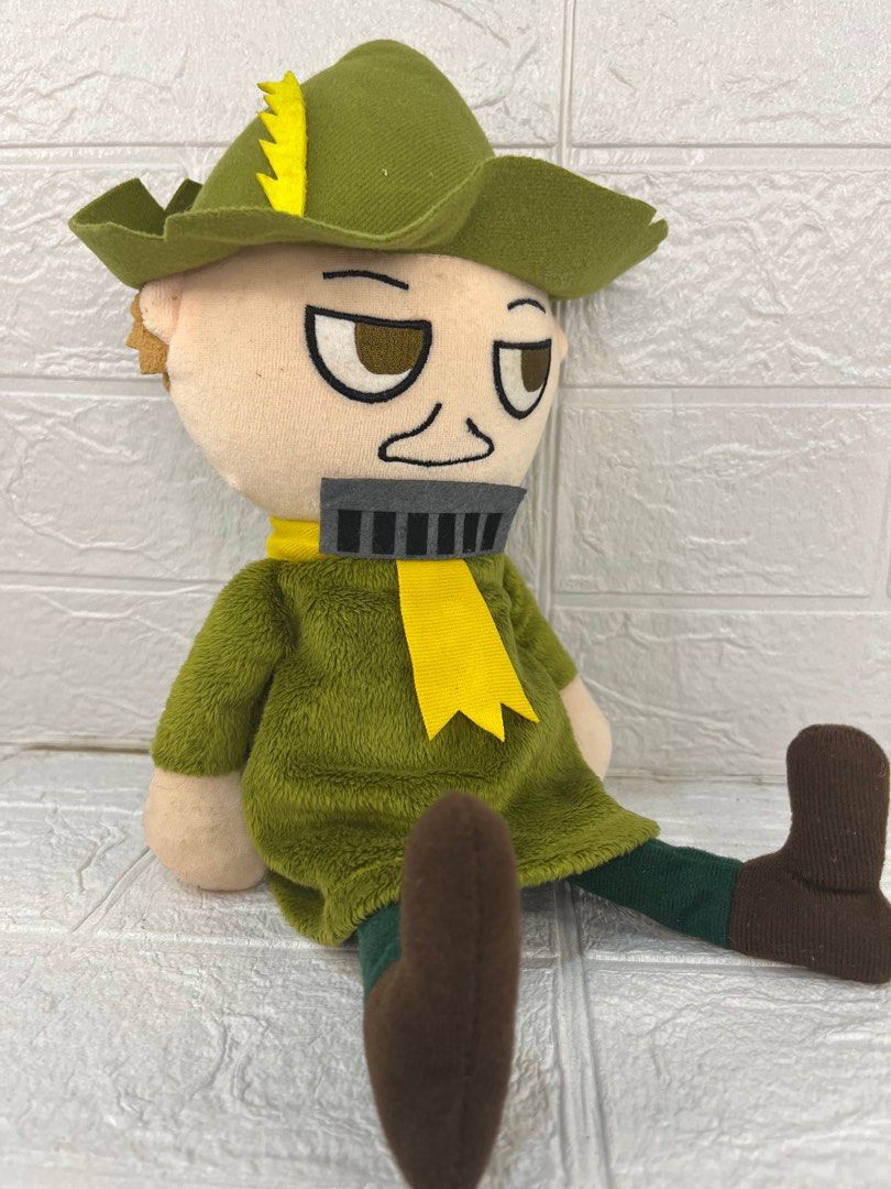 Tove Jansson Moomin Series: Snufkin Musician Green Plush/Stufftoy ...
