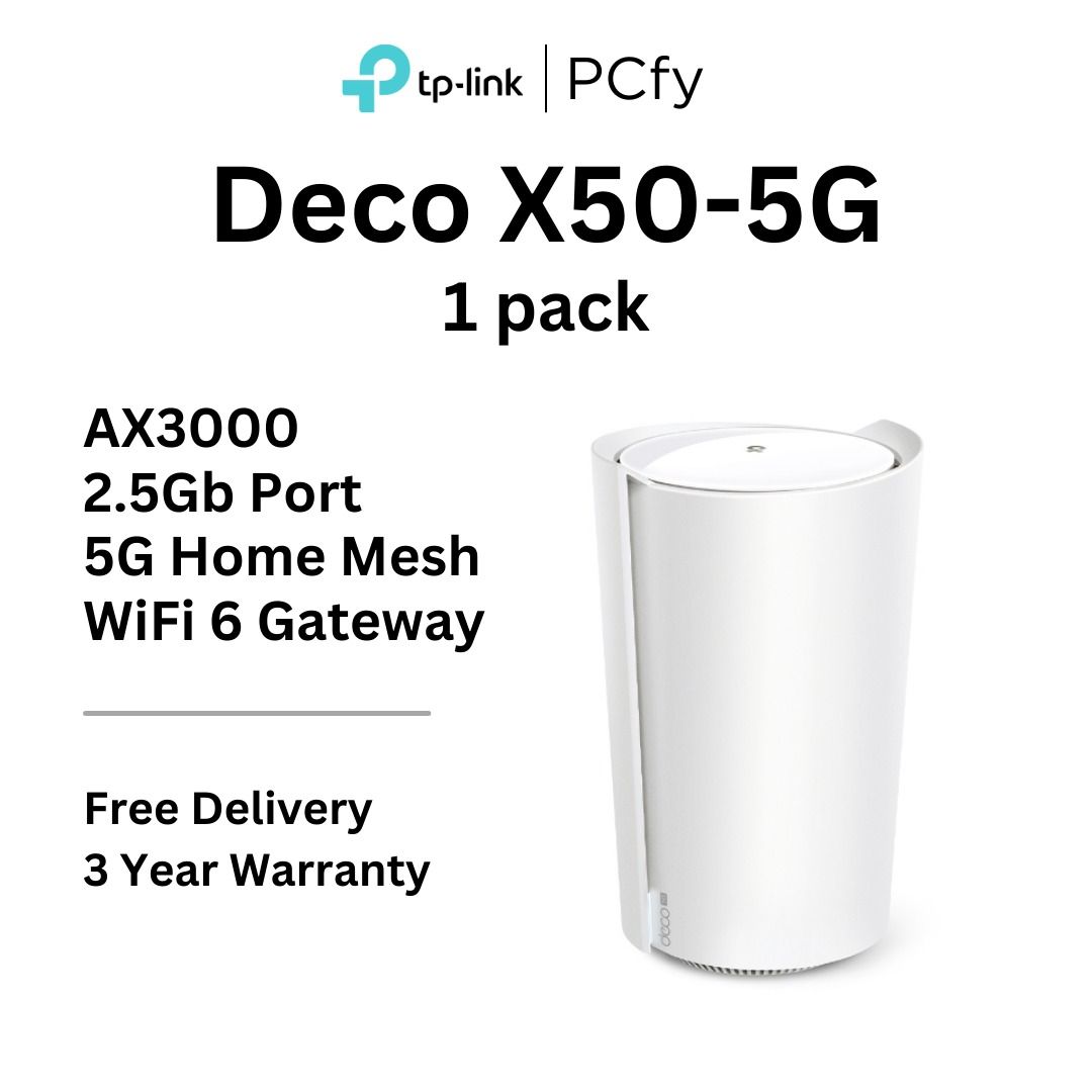 TP-LINK Deco X50-5G (Free Delivery) X3000 Whole Home Mesh WiFi 6 ...
