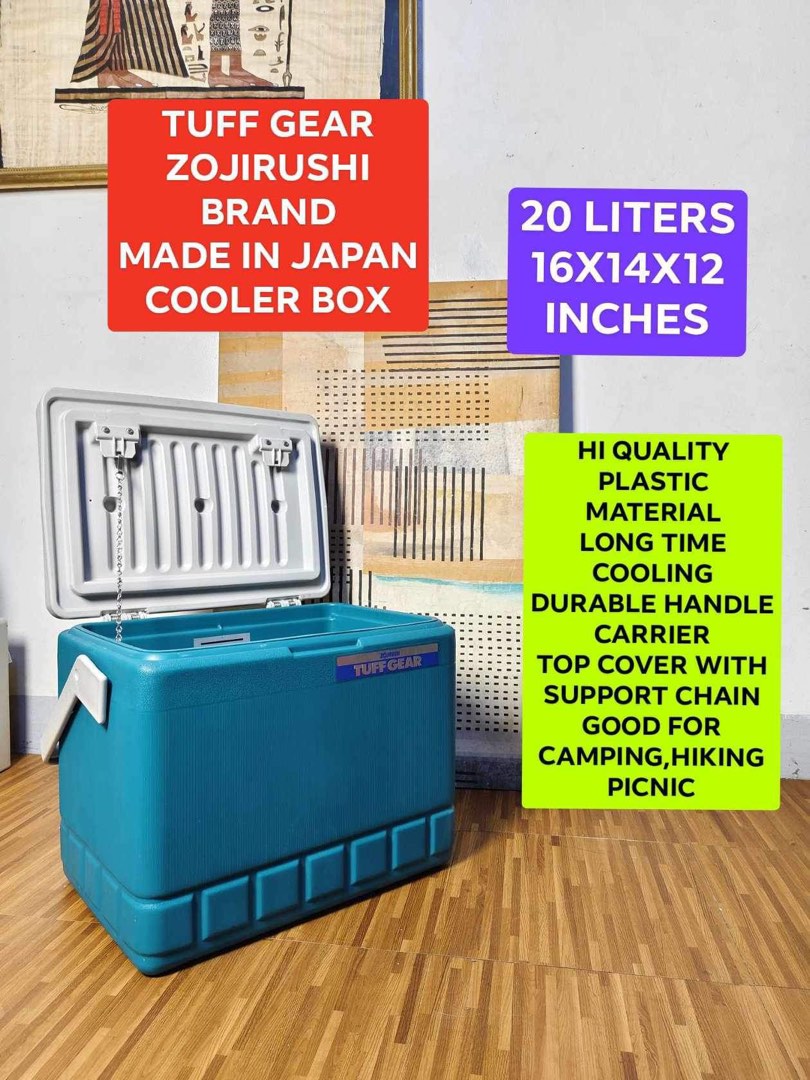 TUFF GEAR BY ZOJIRUSHI BRAND COOLER BOX IMPORTED AND MADE IN JAPAN ...