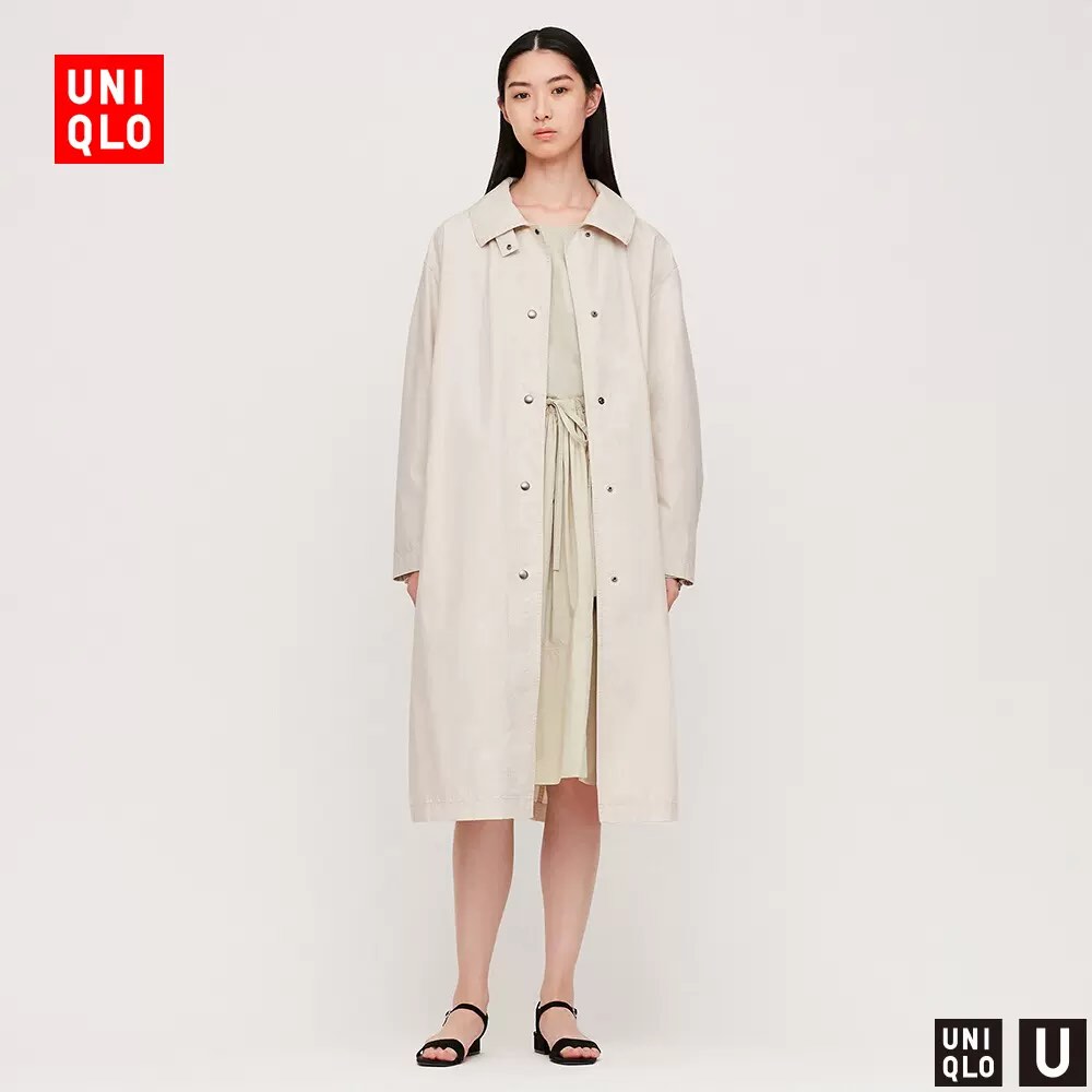 UNIQLO U trench long coat, Women's Fashion, Coats, Jackets and ...