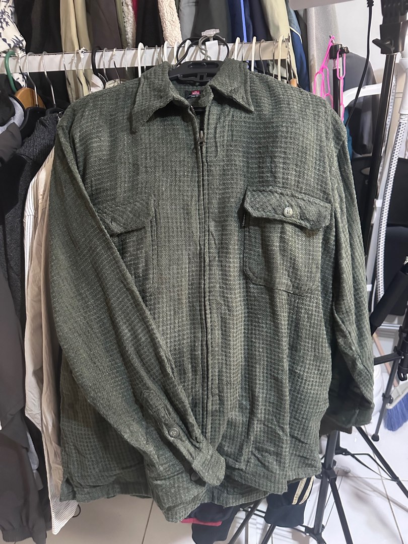 Waffle jacket, Men's Fashion, Coats, Jackets and Outerwear on Carousell