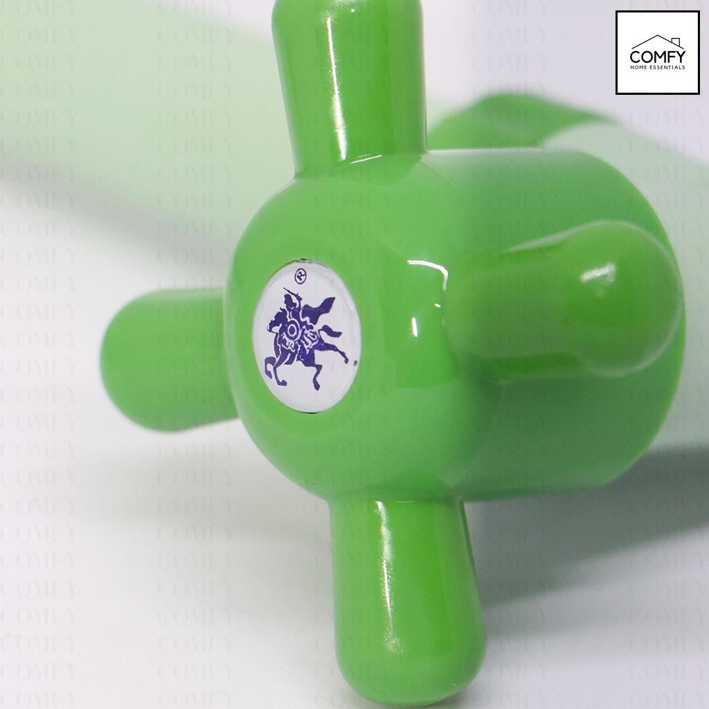 (Wall Type/Stand Type) Green PVC Plastic Gooseneck Long Bathroom Tap ...