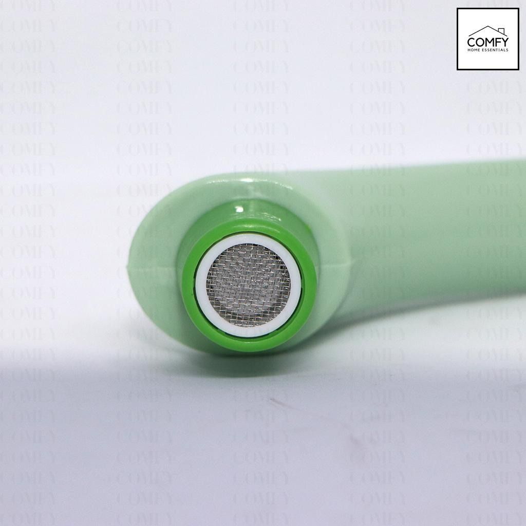 (Wall Type/Stand Type) Green PVC Plastic Gooseneck Long Bathroom Tap ...