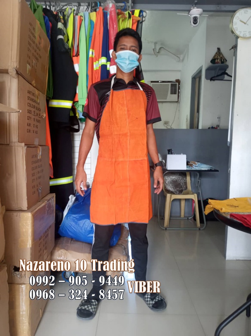 welding apron leather, Commercial & Industrial, Construction & Building ...