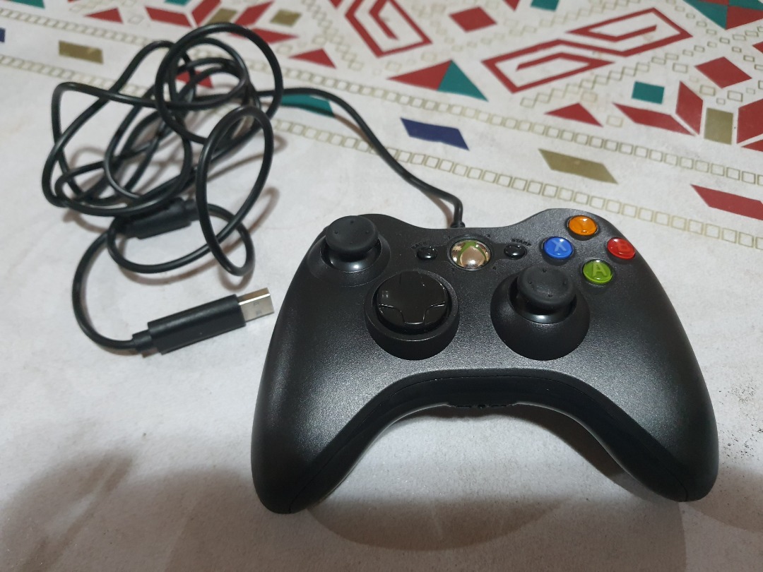 Xbox 360 USB Wired Controller for Xbox and PC Microsoft, Video Gaming ...