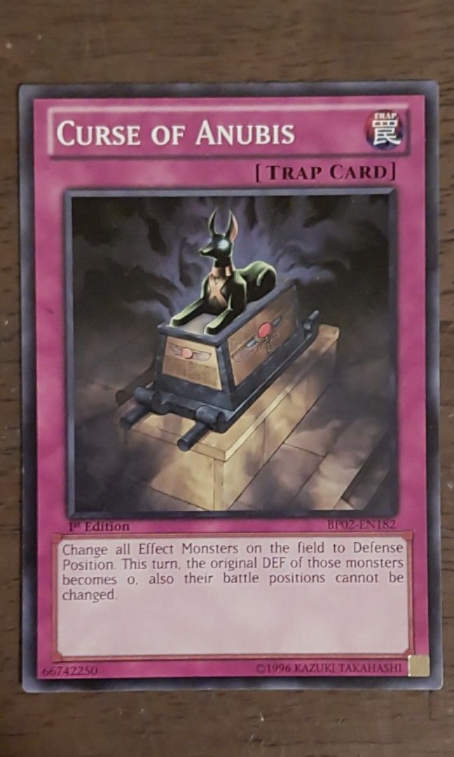 Yugioh Card - Curse of Anubis, Hobbies & Toys, Toys & Games on Carousell