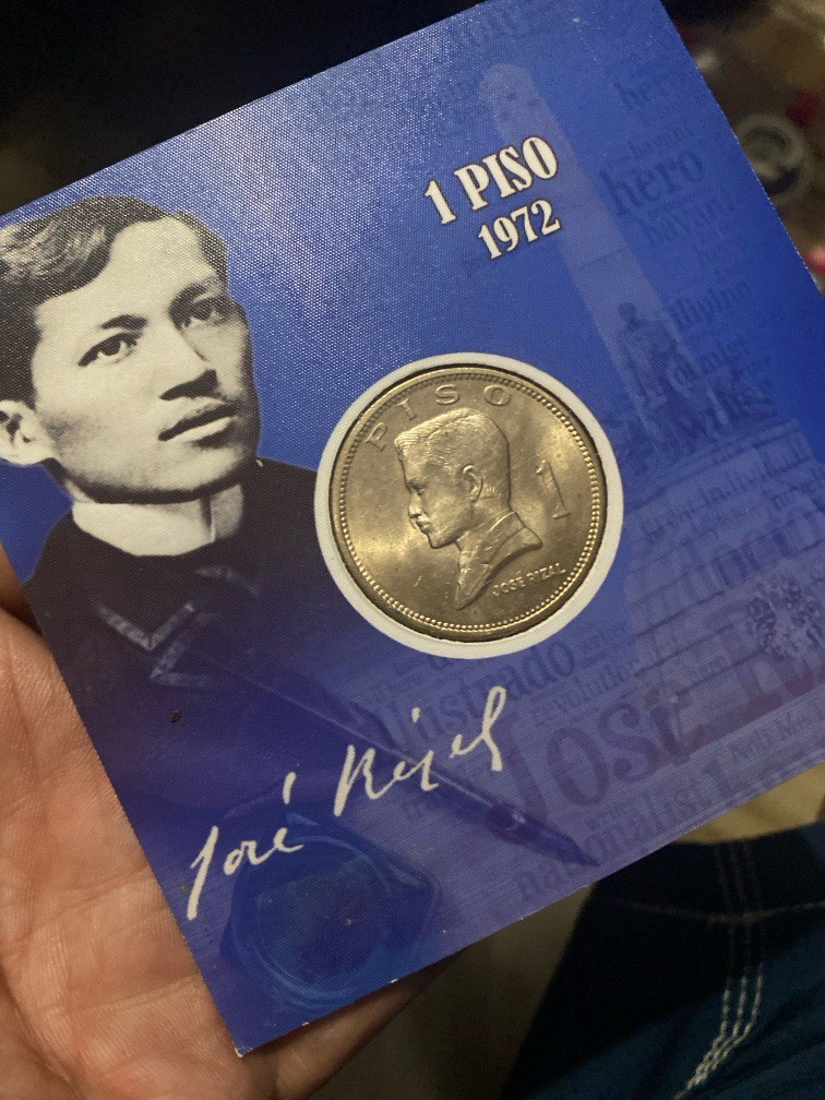1972 One Piso Jose Rizal in Blister Pack, Hobbies & Toys, Memorabilia ...