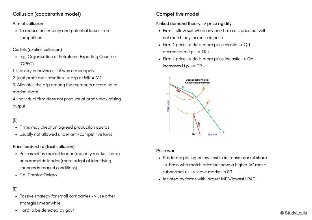 ⚡️[2024] H2 Econs Economics 9570 A Level Package Summary Cheatsheet ...