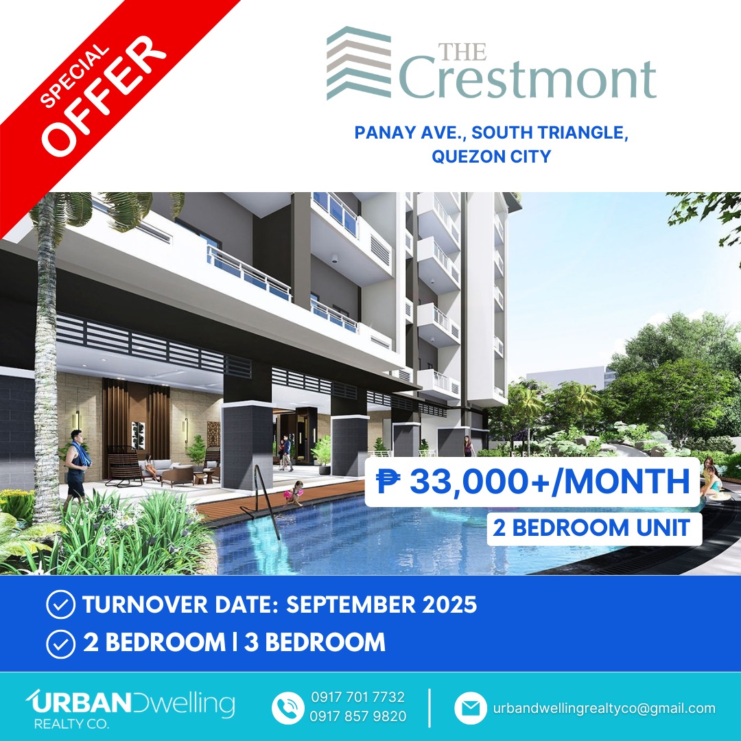 2 BR The Crestmont, Quezon City, Property, For Sale, Apartments & Condos on Carousell