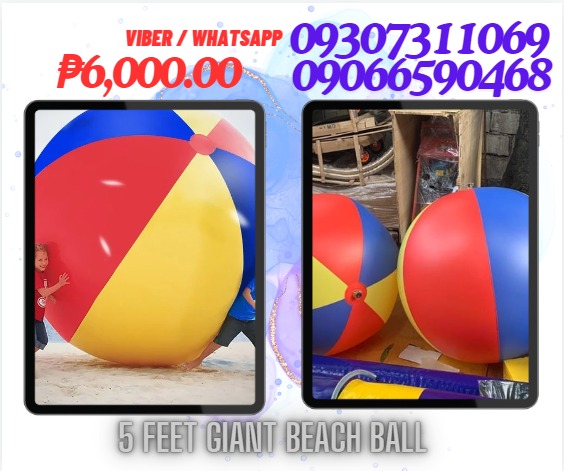 5 feet giant Beach Ball ( Onhand ), Hobbies & Toys, Toys & Games on ...
