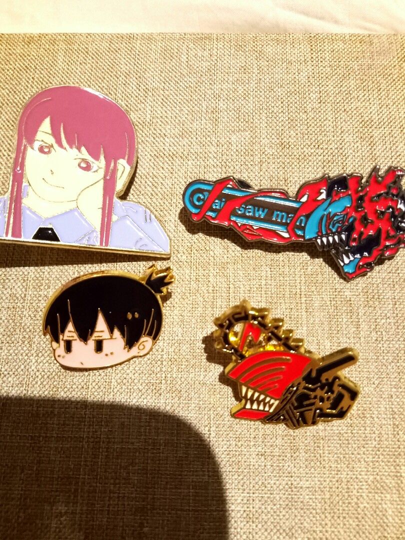 ( For All ) Chainsaw Man Enamel Pins, Women's Fashion, Jewelry ...