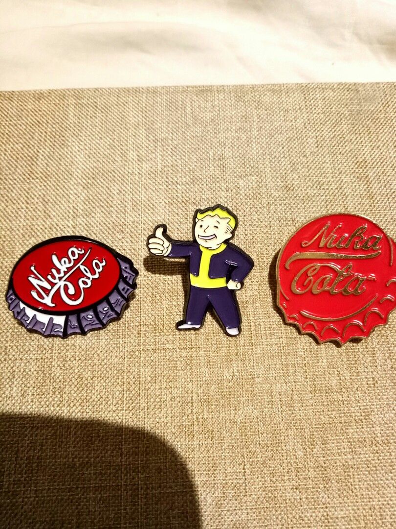 ( For All ) FallOut Enamel Pins/ Nuka Cola Pins, Hobbies & Toys ...