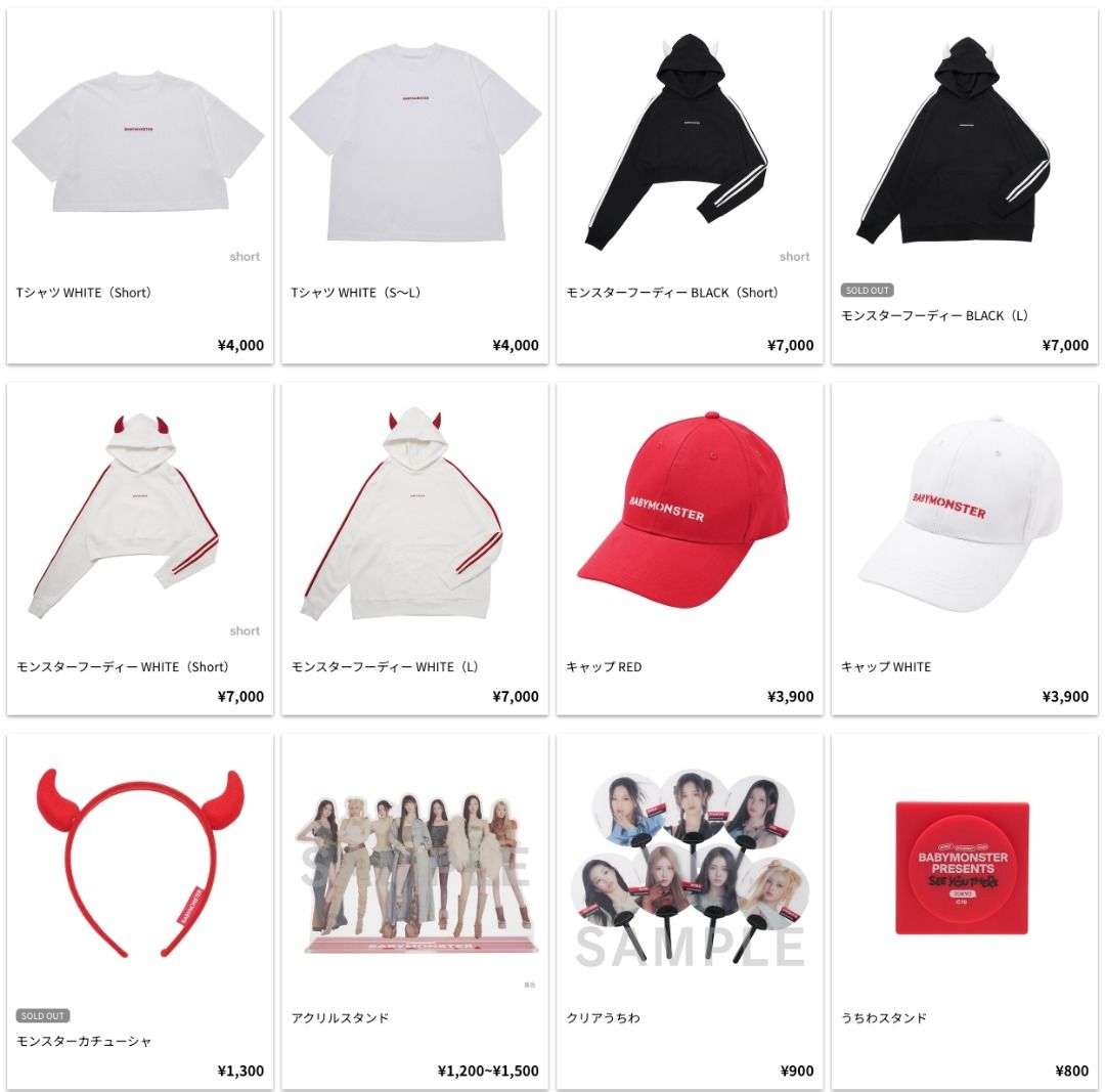 Pre-order 預訂 〗BABYMONSTER 24 AUTUMN Official Merch MD 官方周邊 小卡 Ruka ...