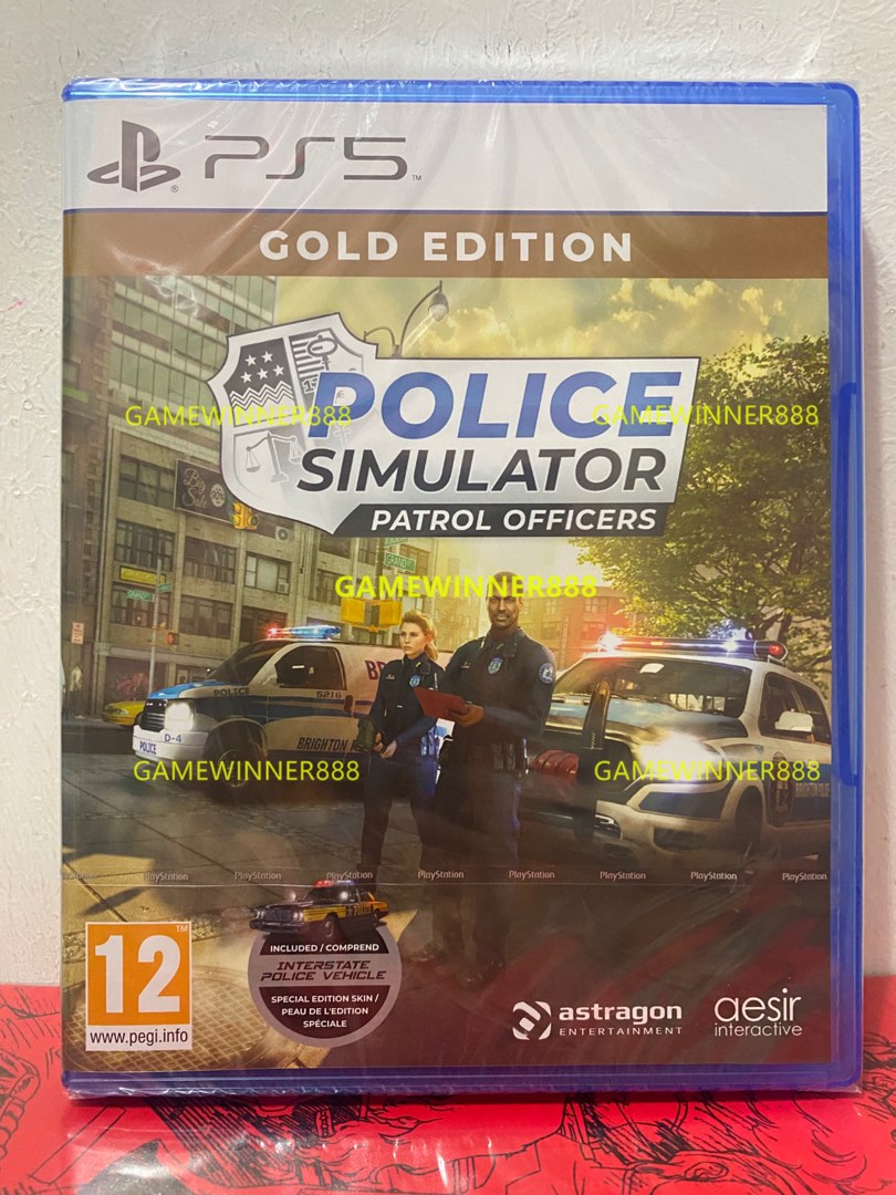《今日快閃價》全新 PS5遊戲 模擬警察 警察模擬器 巡警 黃金版 / Police Simulator Patrol Officers ...