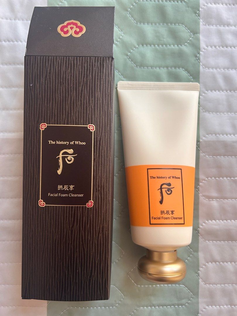 全新 The history of Whoo 后 (Made in Korea)拱辰享 氣韻生潤顏潔面膏 180毫升(2024年6月購入 ...