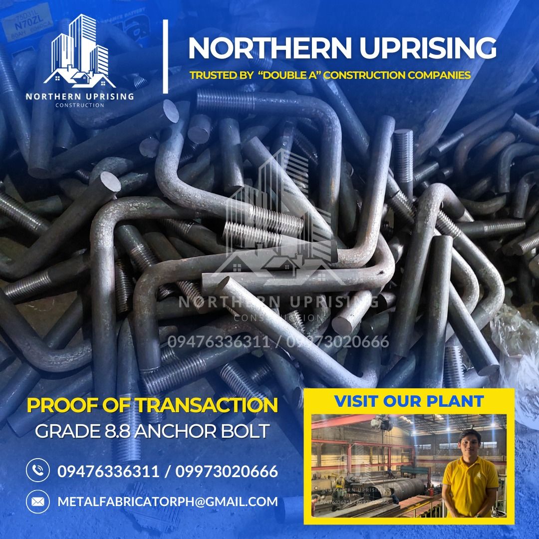 Anchor Bolt ASTM A325 | Threaded Bolt | Northern Uprising | J Bolt ...