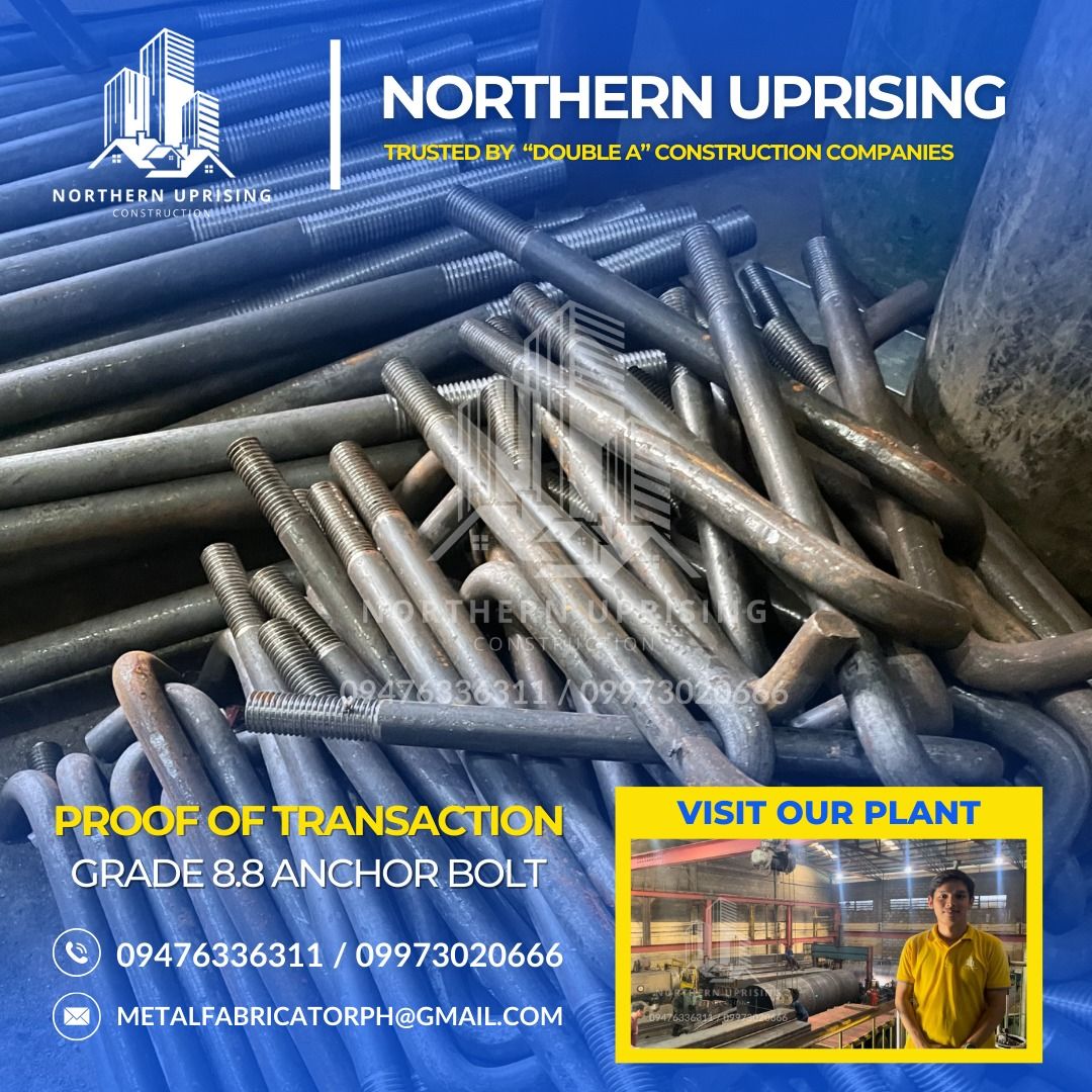 Anchor Bolt ASTM A325 | Threaded Bolt | Northern Uprising | J Bolt ...