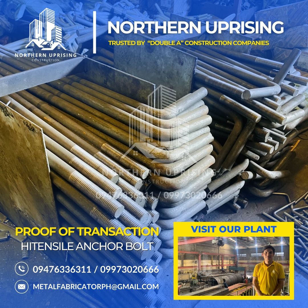 Anchor Bolt ASTM A325 | U Bolt | Hook Bolt | Headed Bolt | Threaded ...