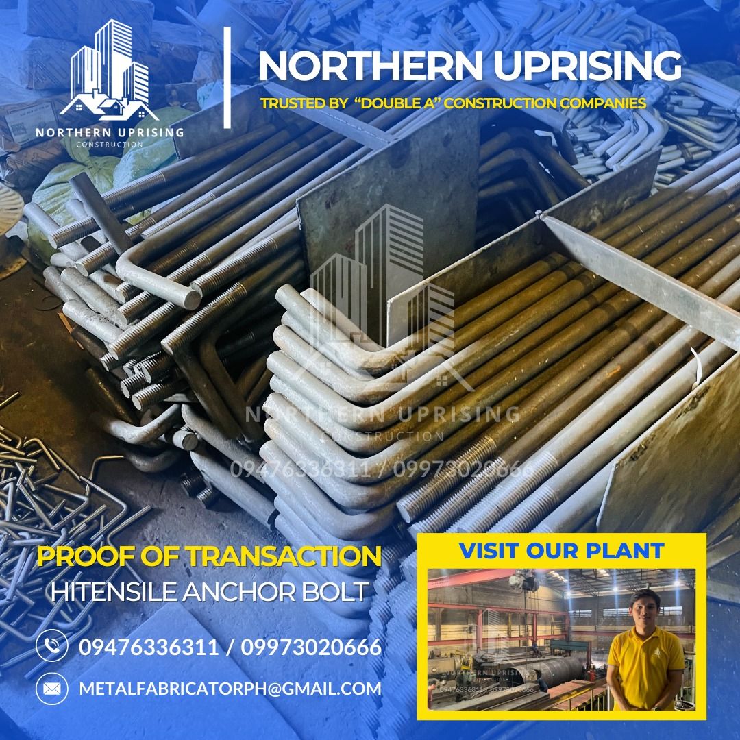 Anchor Bolt ASTM A325 | U Bolt | Hook Bolt | Headed Bolt | Threaded ...