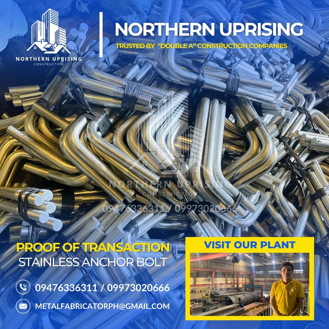 Anchor Bolt ASTM A325 | U Bolt | Hook Bolt | Headed Bolt | Threaded ...