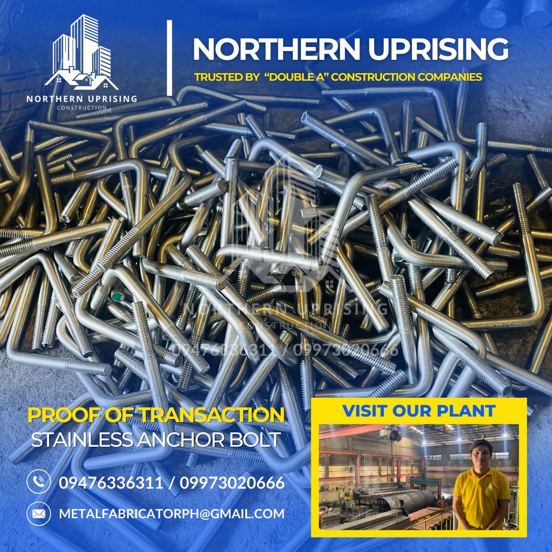 Anchor Bolt ASTM A325 | U Bolt | Hook Bolt | Headed Bolt | Threaded ...