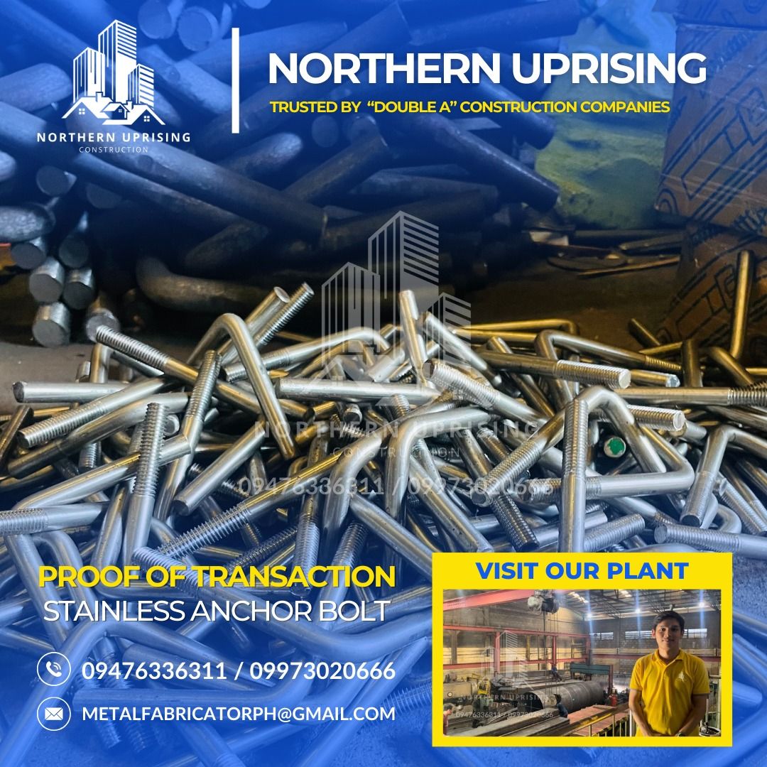 Anchor Bolt ASTM A325 | U Bolt | Hook Bolt | Headed Bolt | Threaded ...