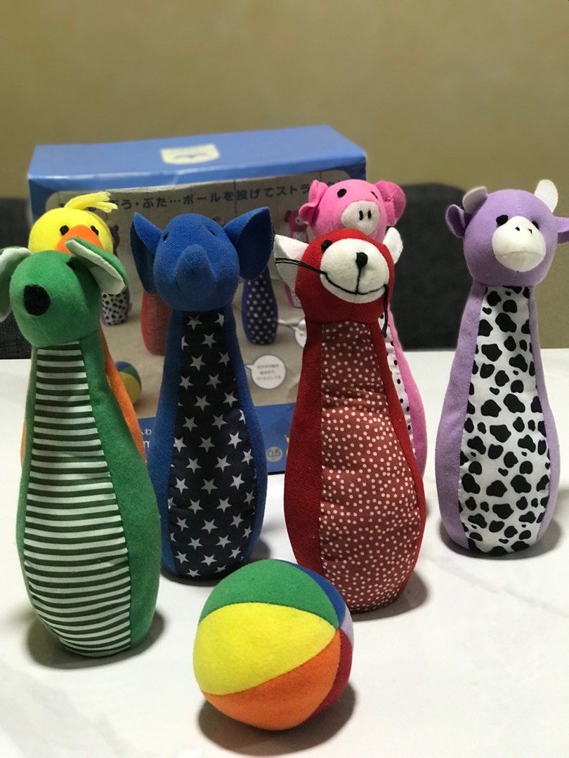 Animal Bowling Set, Hobbies & Toys, Toys & Games on Carousell