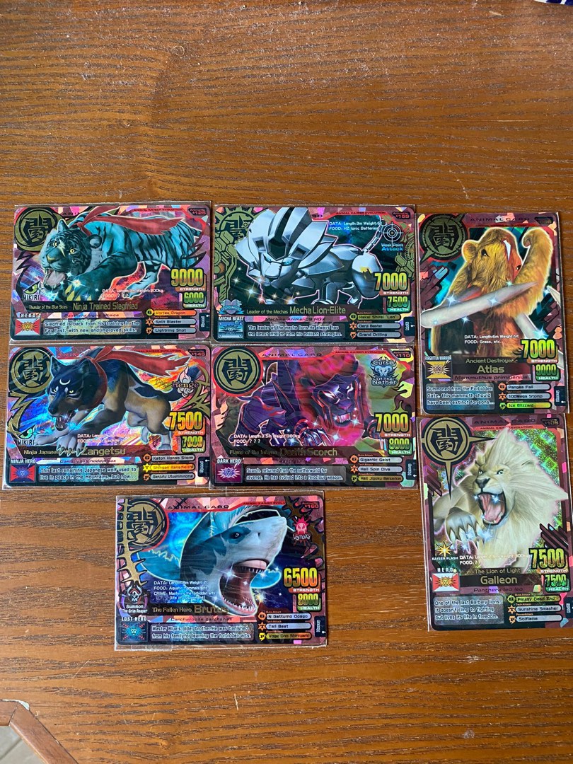 Animal Kaiser ultra horizontal Mecha Lion Elite card, Hobbies & Toys ...