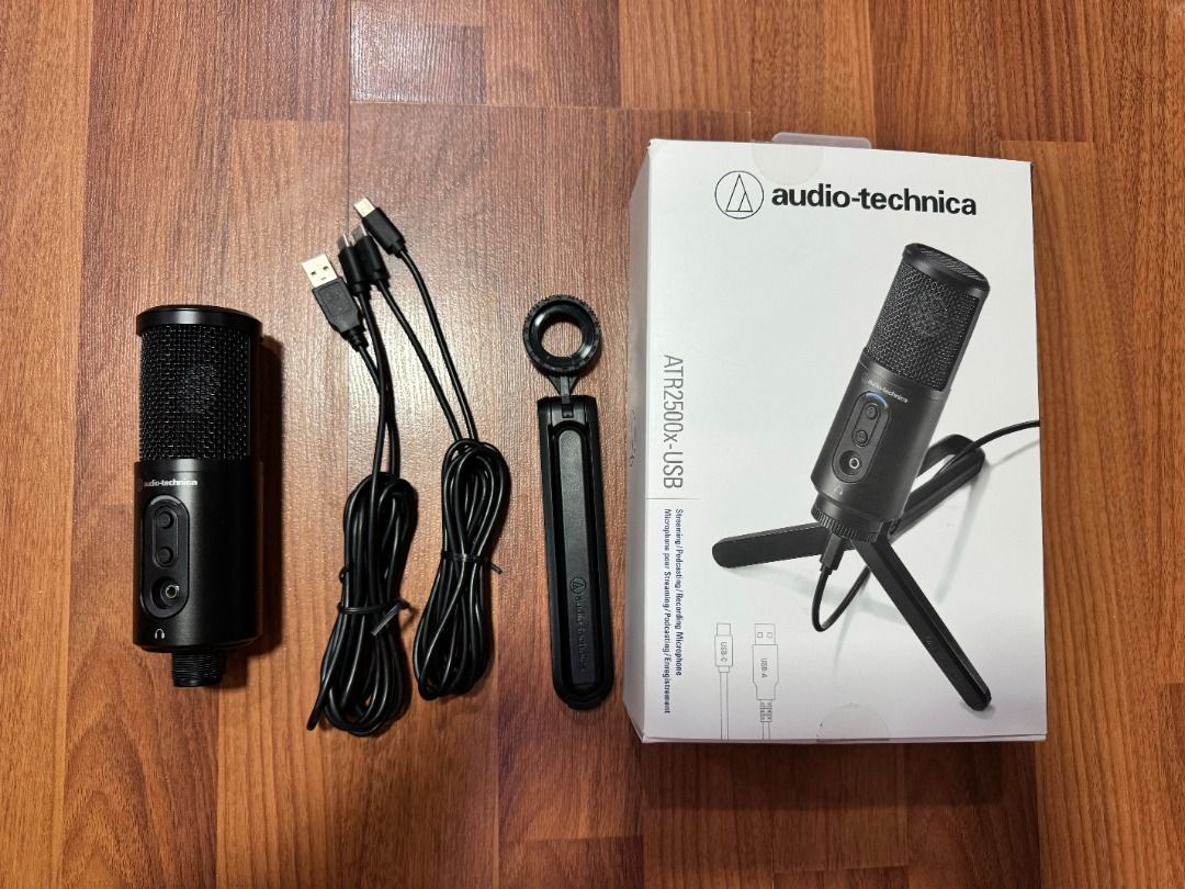 Audio-Technica ATR2500x-USB Cardioid Condenser Microphone (ATR Series ...