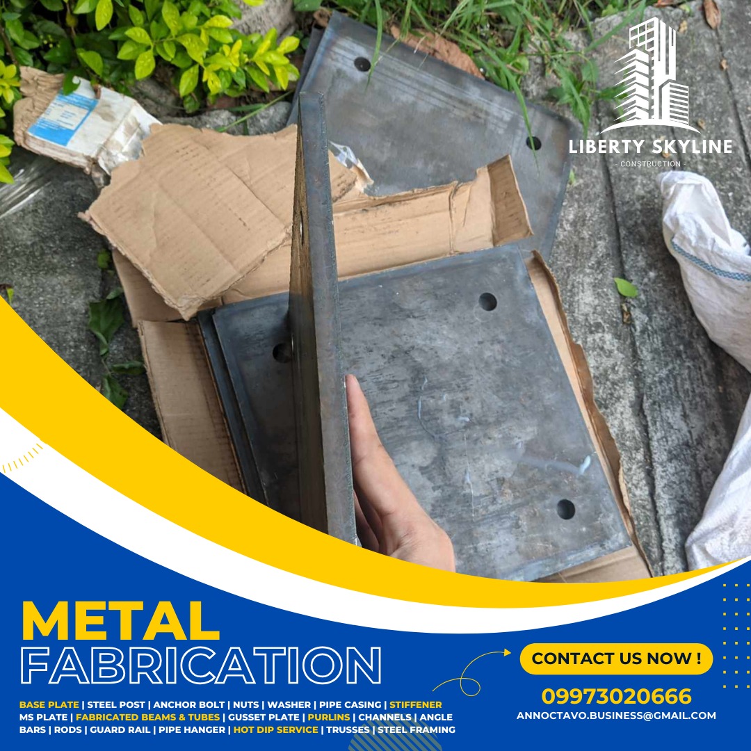 Base Plate | Shear Plate | Stud Bolt | 16mm | Steel Plate | MS Plate ...