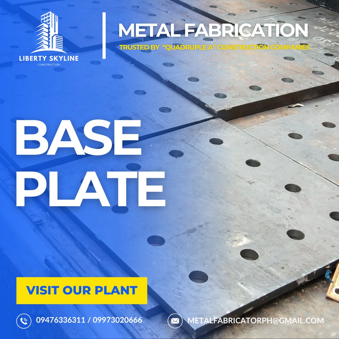 Base Plate | Stifferner Plate | HDG Plate with holes | Cut Size Plate ...
