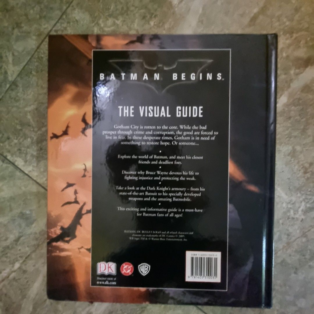 Batman Begins Visual Guide, Hobbies & Toys, Books & Magazines, Comics ...