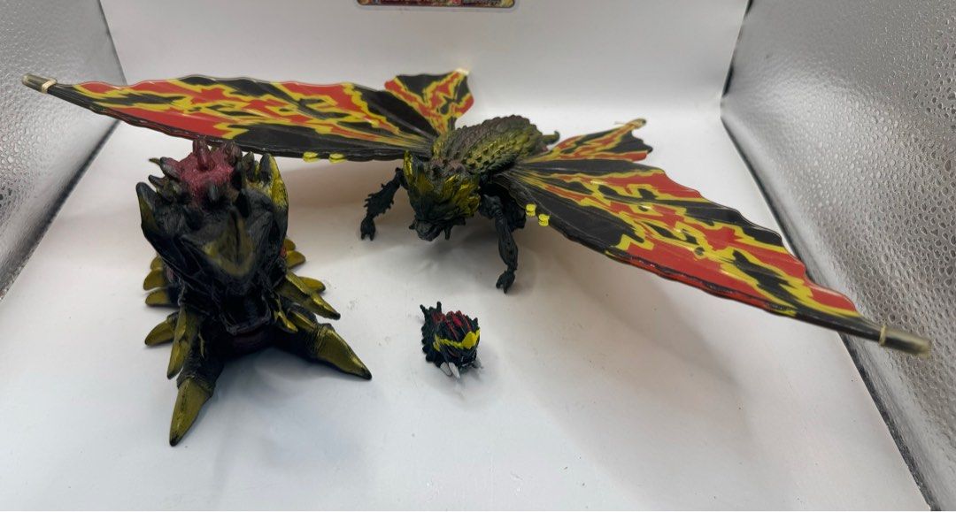 battra and larva godzilla series lot, Hobbies & Toys, Toys & Games on ...