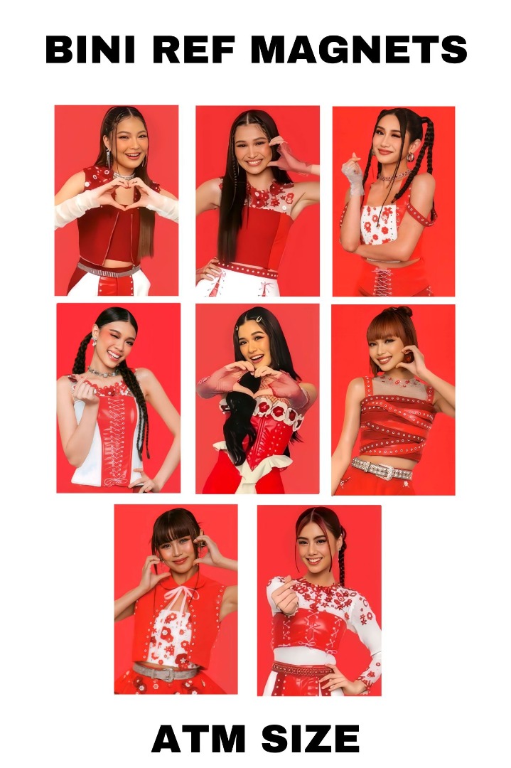 BINI Button Pin Badge Ref Magnet, Hobbies & Toys, Memorabilia ...