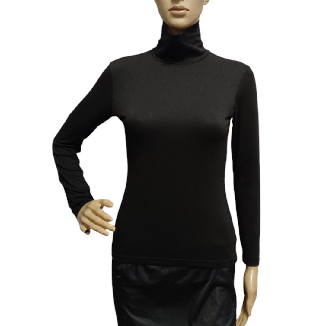BJ151 - (M to L) UNIQLO HEATTECH Inner WARMER TURTLE NECK SHIRT, Women ...