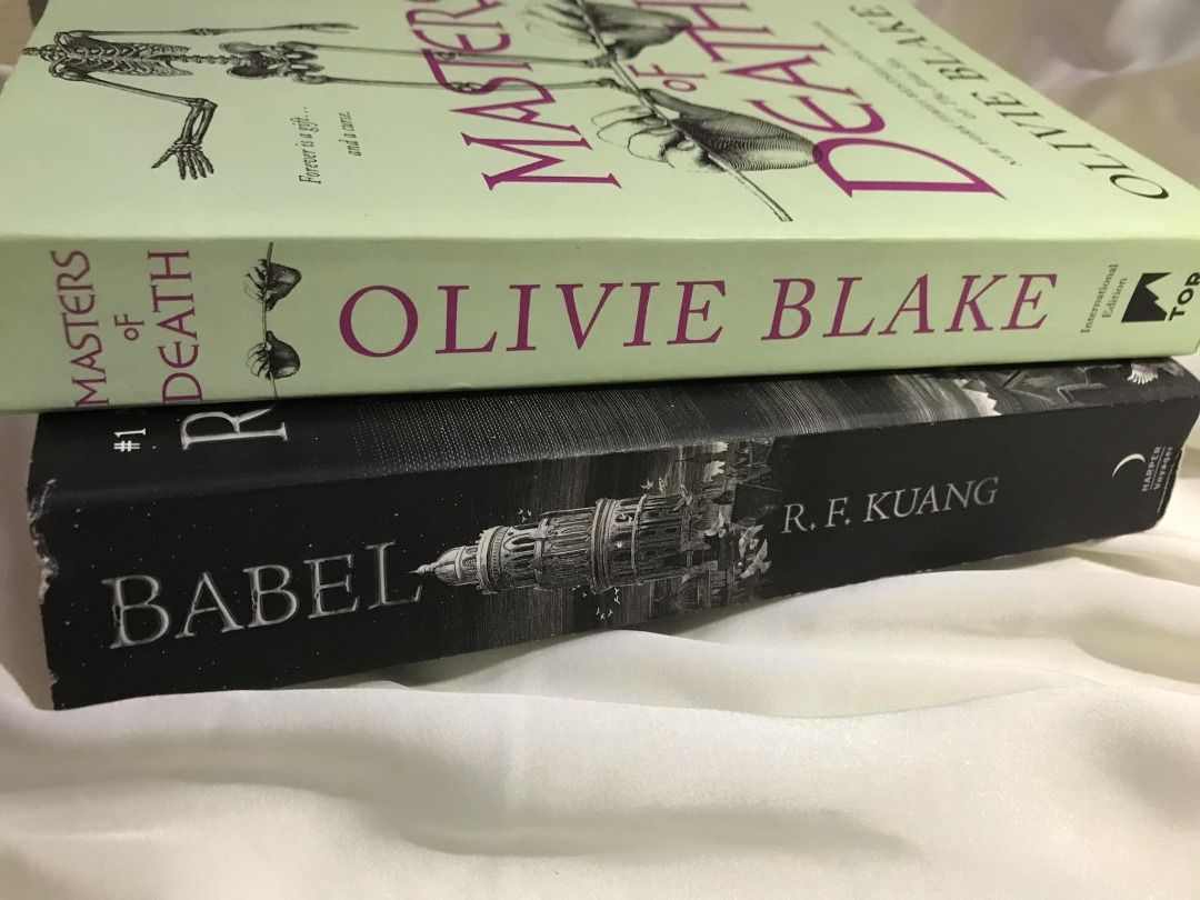 Book Set: Babel by R.F. Kuang & Masters of Death by Olivie Blake ...