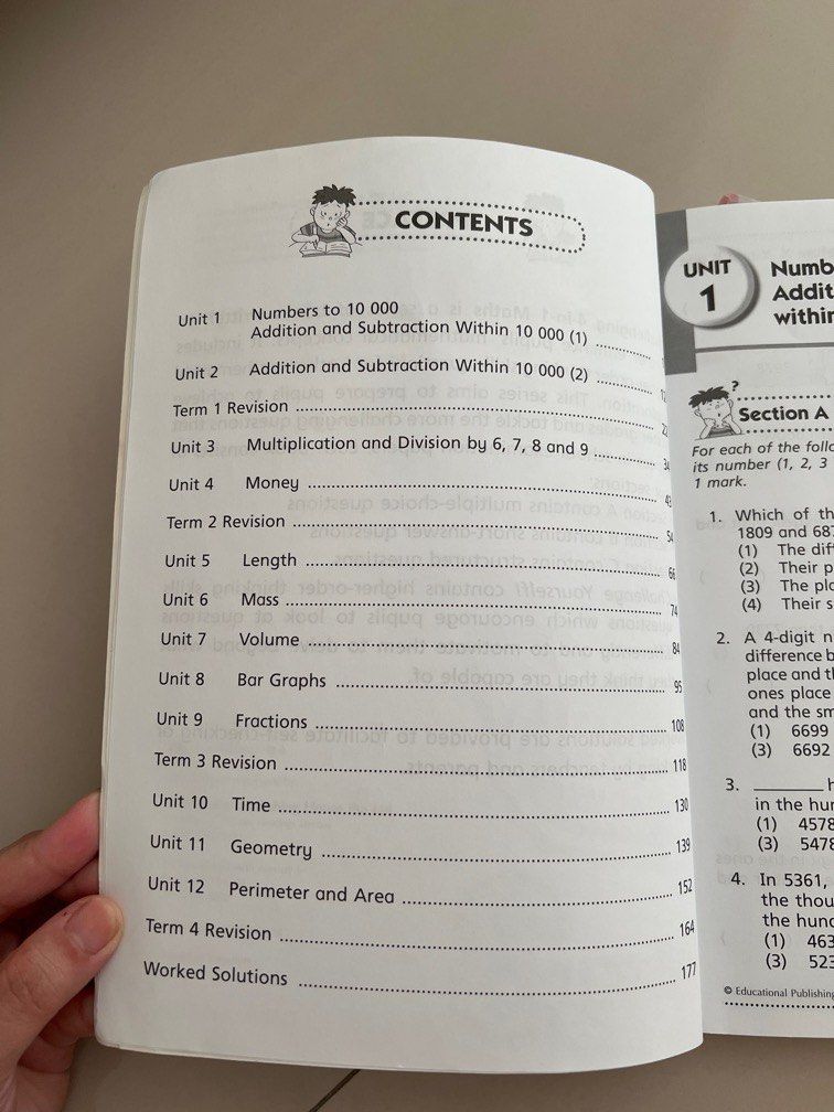 Buku latihan matematika singapore Challenging 4-in-1 Maths Primary 3 ...