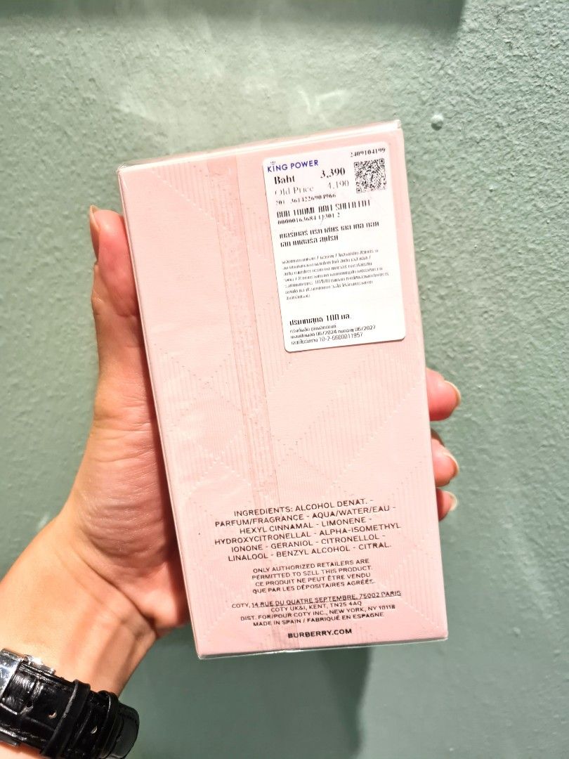 BURBERRY BRIT SHEET FOR HER EDT 100ML Original, Beauty & Personal Care ...