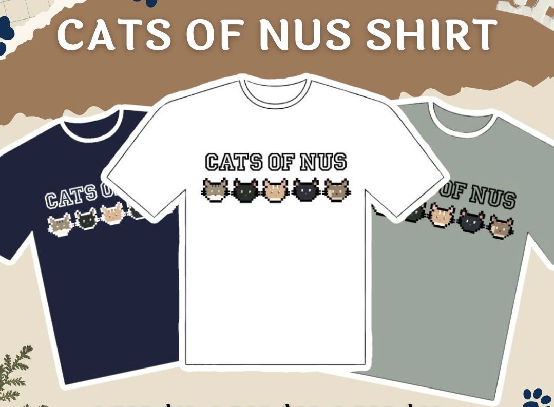CATS OF NUS SHIRTS (DRIFIT) AND MANY MORE !!, Men's Fashion, Tops ...