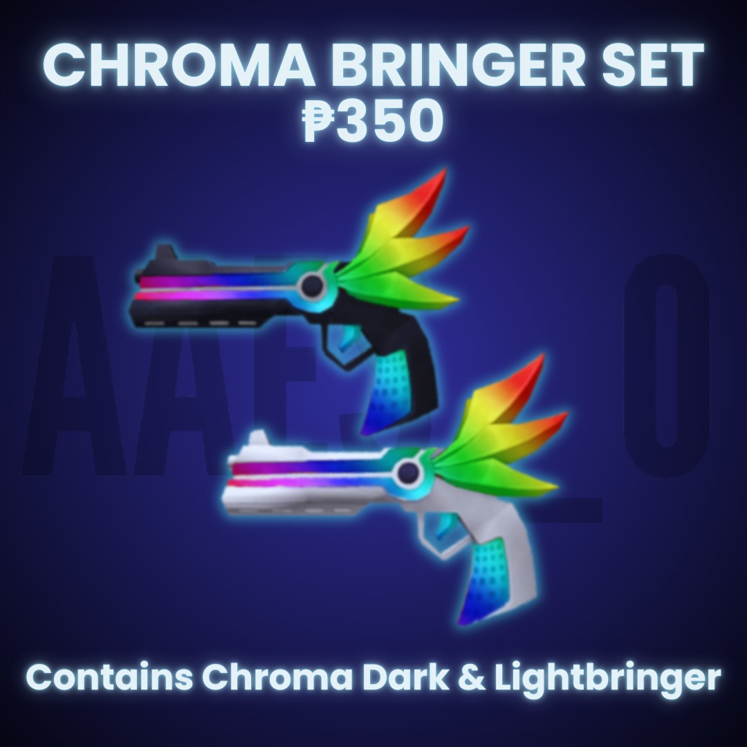CHROMA BRINGER SET MM2 GODLY │ Roblox Murder Mystery 2 Game, Video Gaming, Gaming Accessories ...