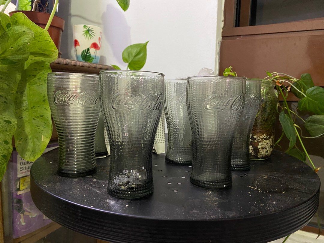 Coke Glass collection 10 pcs, Furniture & Home Living, Bathroom ...