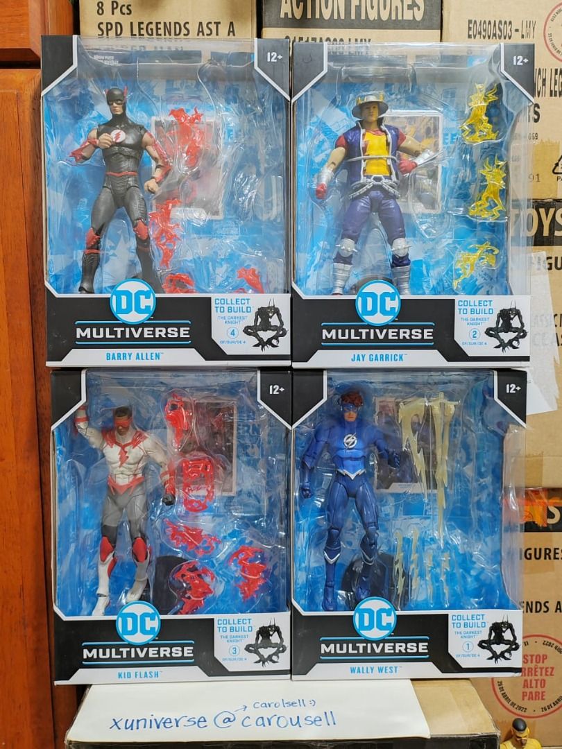 DC Multiverse THE FLASH Speed Metal Set - rare sdcc marvel avengers ...