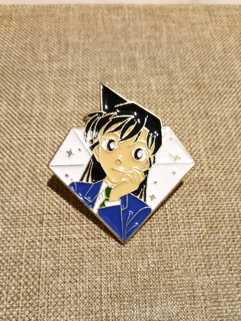 Detective Conan Enamel Pin/ Case Closed Enamel Pin Ran Mouri, Men's ...