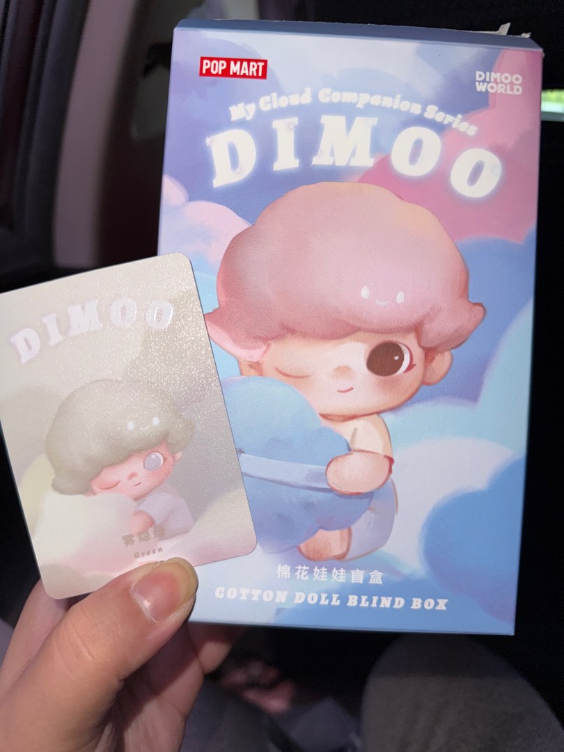 Dimoo My Cloud Companion Green, Hobbies & Toys, Toys & Games on Carousell