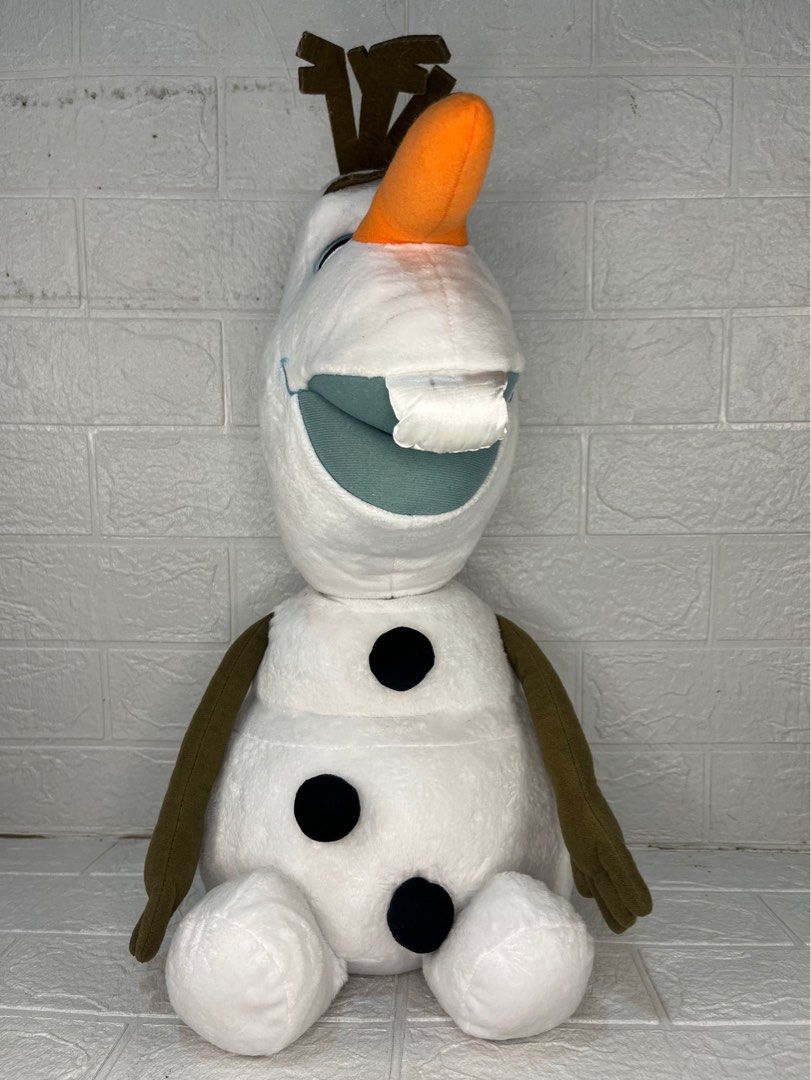 Disney Store Classic Frozen Olaf The Snowman White Jumbo Plush/Stufftoy ...